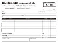 20 - Livros Notas de Encomenda, Folhas de Obra, etc. :: a minha gráfica